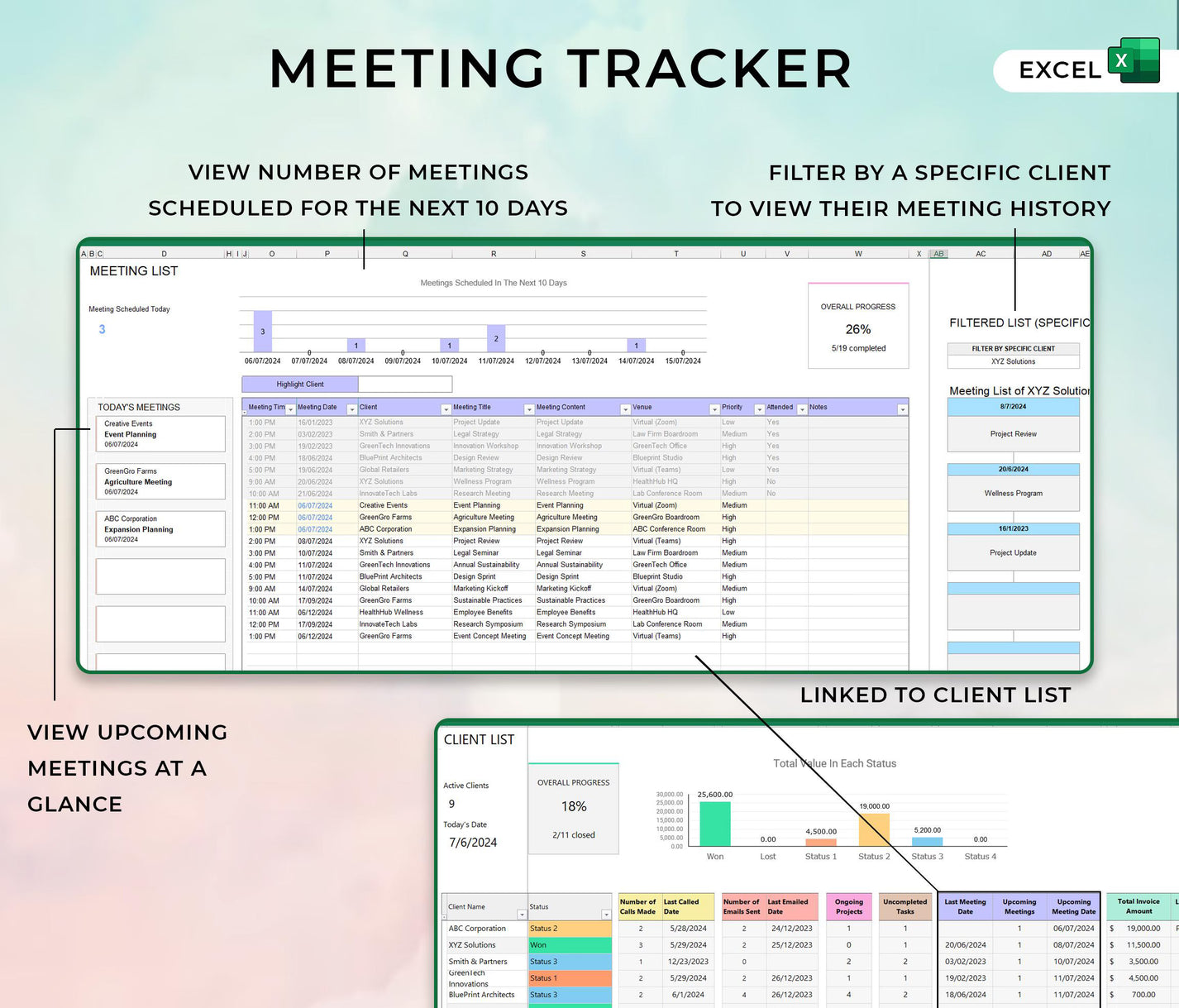 The Ultimate Client Tracker Dashboard – Dariet