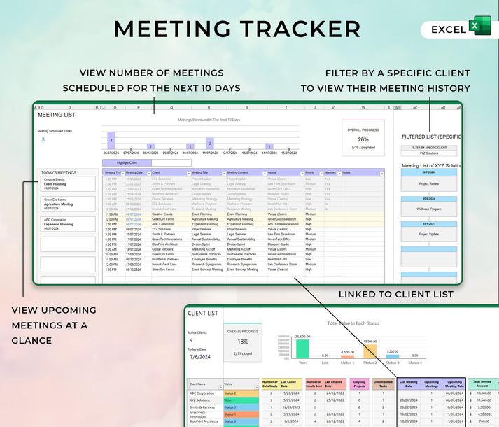The Ultimate Client Tracker Dashboard – Dariet