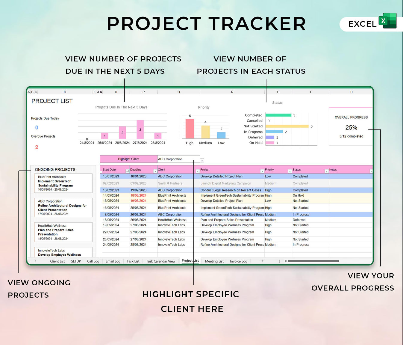 The Ultimate Client Tracker Dashboard – Dariet