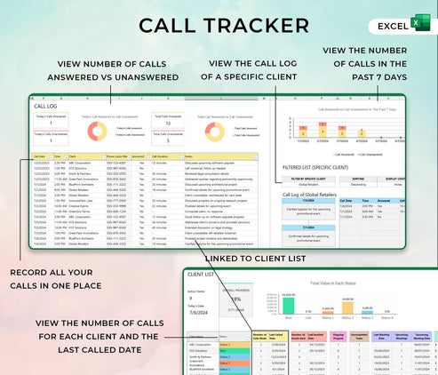 The Ultimate Client Tracker Dashboard – Dariet